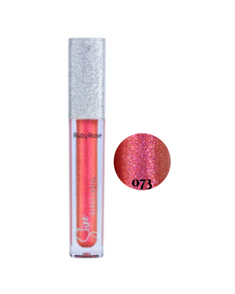 RUBY ROSE SHINE LIP GLOSS HB-8224 TONO 073 – El Palacio De La Belleza