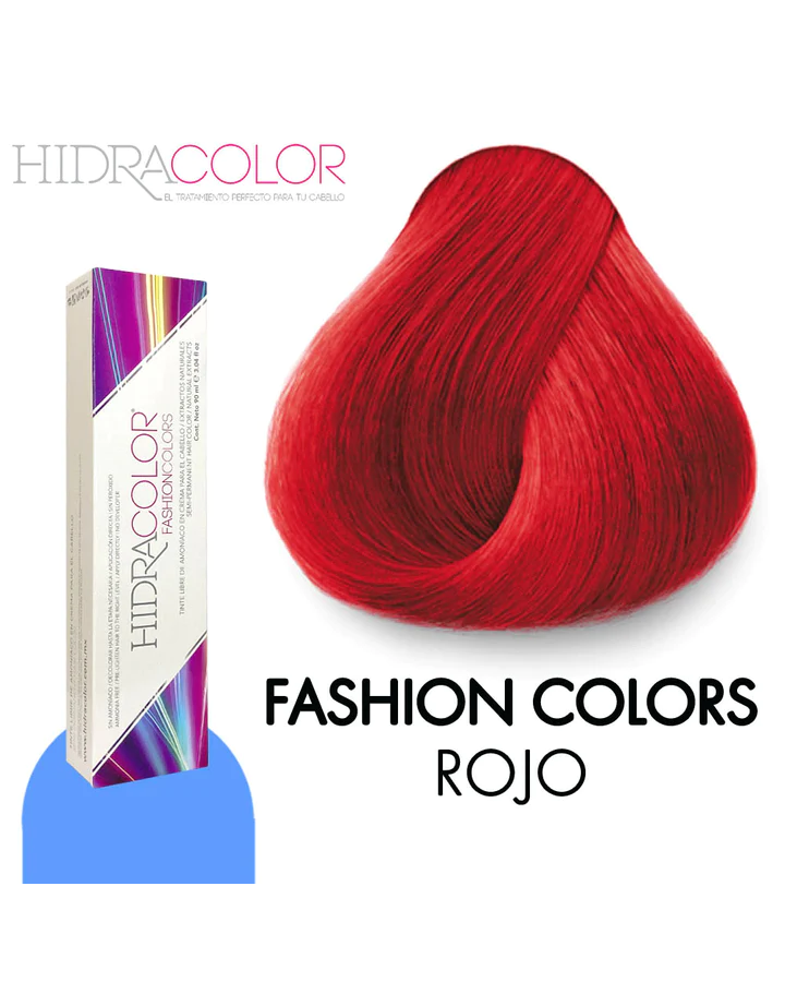 HIDRACOLOR TINTE 90 ML. FASHION ROJO – El Palacio De La Belleza