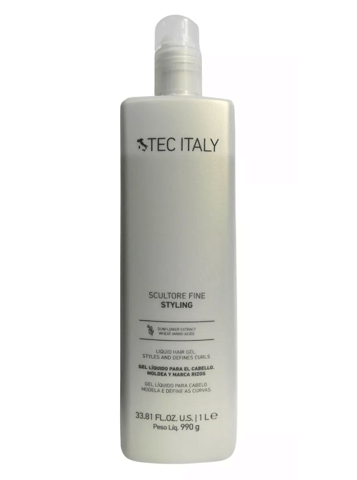 TEC ITALY SCULTORE FINE STYLING GEL LIQUIDO PARA MOLDEAR RIZOS Y CURVA ...