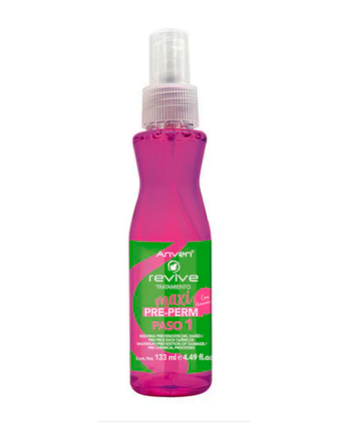 ANVEN REVIVE MAXI PRE PERM PASO 1 SPRAY 133 ML. – El Palacio De La Belleza
