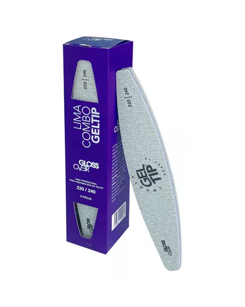 GLOSS OVER GEL TIP LIMA COMBO 220/240 5 PIEZAS – El Palacio De La Belleza