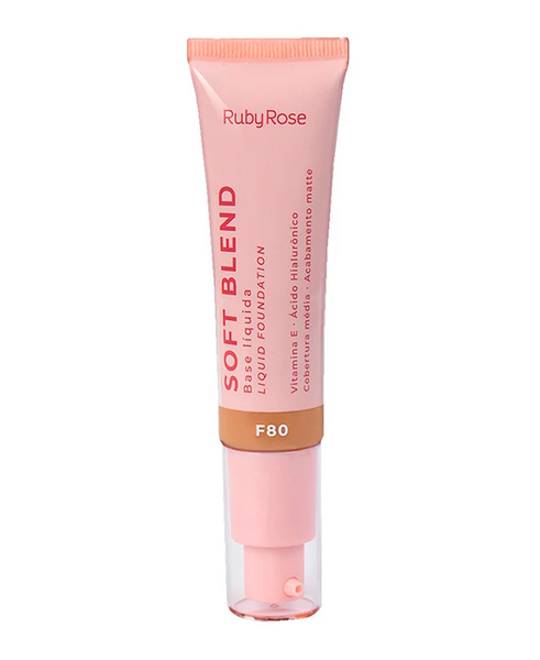 RUBY ROSE SOFT BLEND BASE LIQUIDA TONO F80 MB-M301-8 – El Palacio De La ...