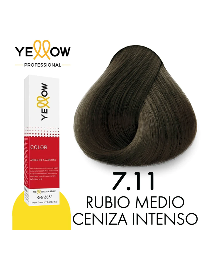 YELLOW COLOR TINTE 7.11 – El Palacio De La Belleza