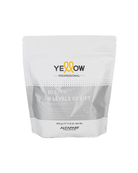 YELLOW DECOLORANTE PF023702 BLEACH 9 LEVELS OF LIFT 500 GRS. POUCH – El ...