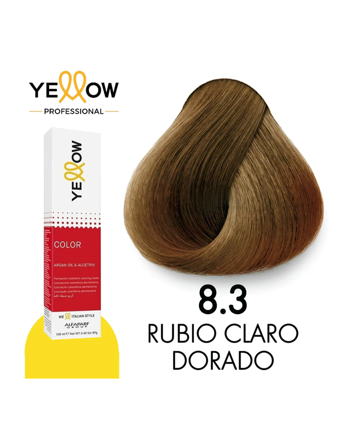 YELLOW COLOR TINTE 8.3 – El Palacio De La Belleza