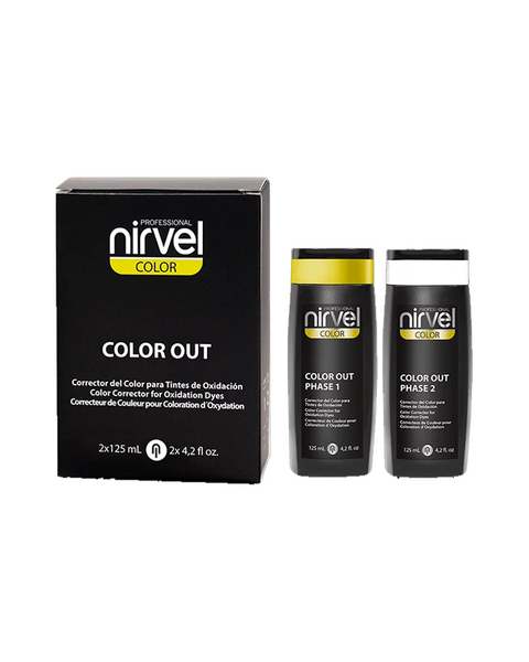NIRVEL PROFESSIONAL COLOR OUT EXTRACTOR DE TINTE 2 BOTELLAS 125 ML. C ...