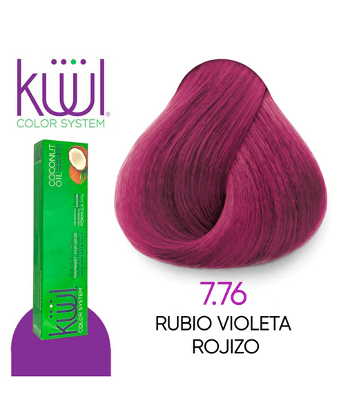 KUUL TINTE 90 GRS. 7.76 RUBIO OSBCURO VIOLETA INTENSO – El Palacio De ...