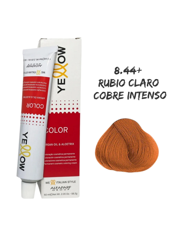 YELLOW COLOR TINTE 8.44+ – El Palacio De La Belleza