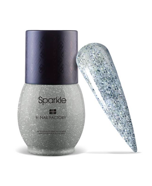 NAIL FACTORY LACCOVER ONE SHOT 10 ML. SPARKLE – El Palacio De La Belleza