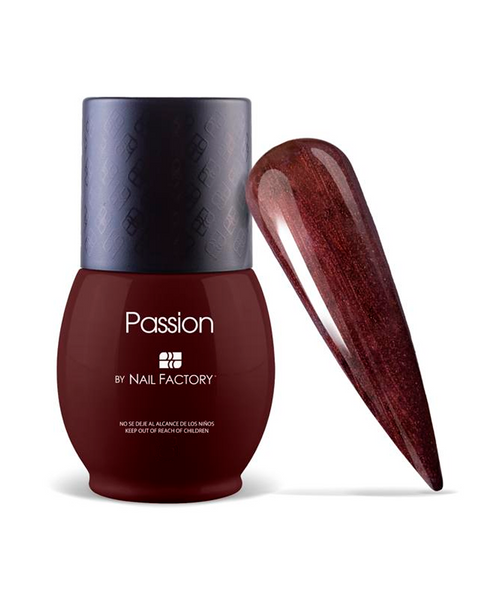 NAIL FACTORY LACCOVER ONE SHOT 10 ML. PASSION – El Palacio De La Belleza
