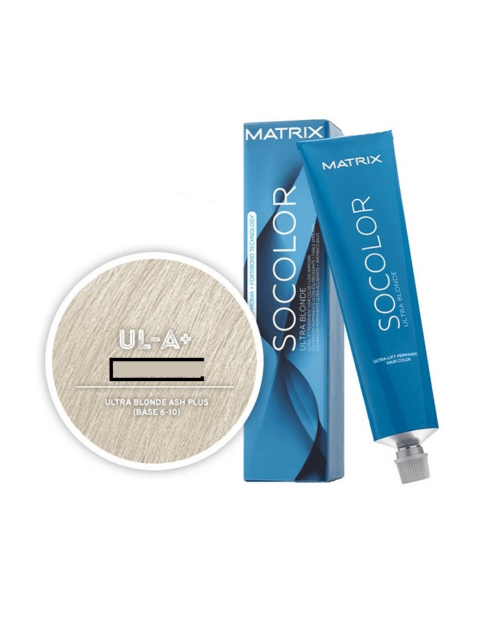 MATRIX SOCOLOR TINTE 90 GRS. ULTRA BLONDE UL-A+ – El Palacio De La Belleza